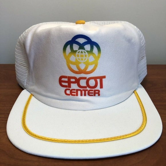 Disney | Accessories | 982 Epcot Center Trucker Hat 8s Disney Park New ...